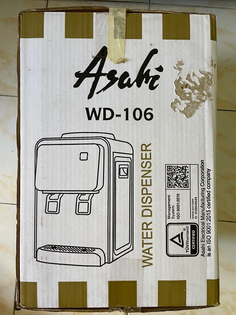 Asahi Water Dispenser, TV & Home Appliances, Kitchen Appliances, Water ...