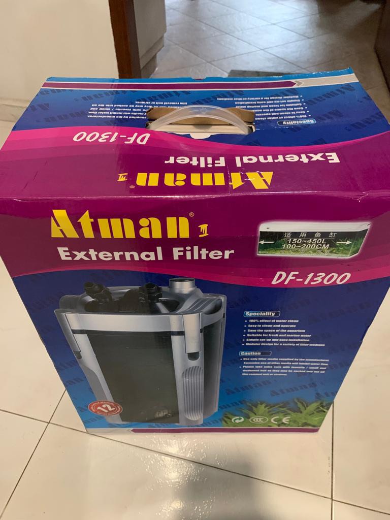 Atman DF-1300 external filter, Pet Supplies, Homes & Other Pet ...