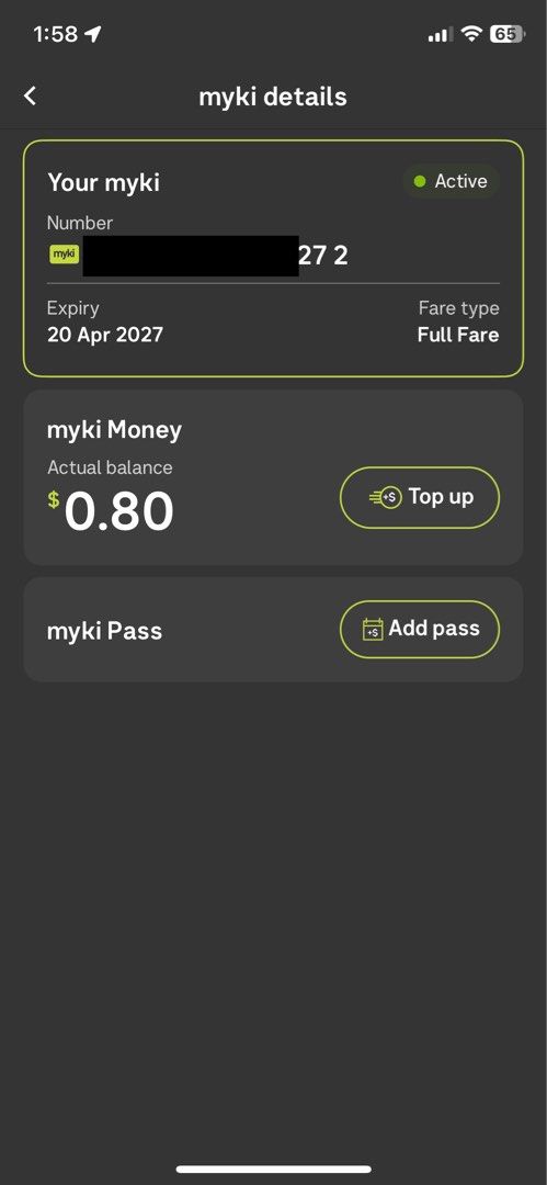 Australia Melbourne Myki Cards 2A1C, Hobbies & Toys, Travel, Travel Essentials & Accessories on ...