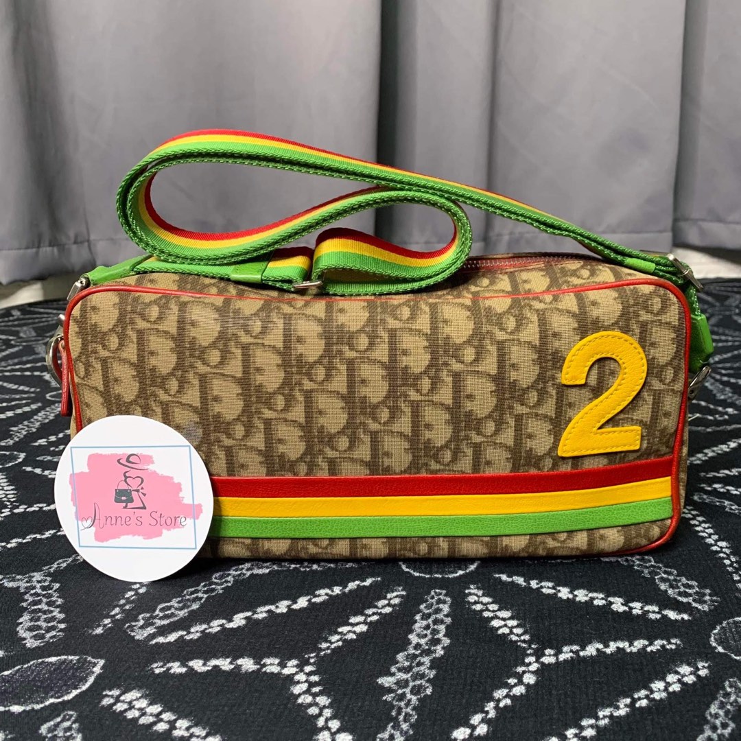Authentic christian dior rasta trotter crossbodybag on Carousell