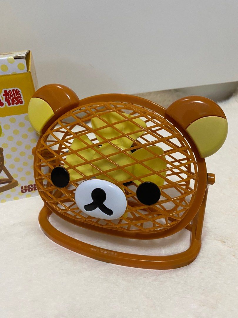Authentic Rilakkuma USB desk fan, Hobbies & Toys, Memorabilia ...