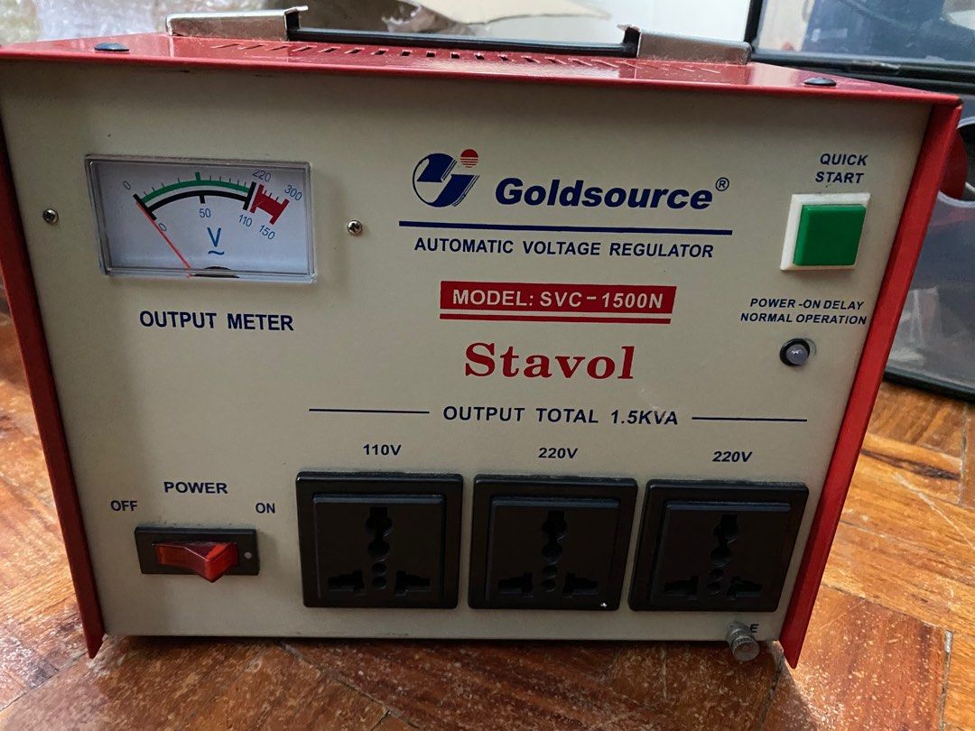 Automatic Voltage Regulator Goldsource, TV & Home Appliances, Electrical, Adaptors & Sockets on ...