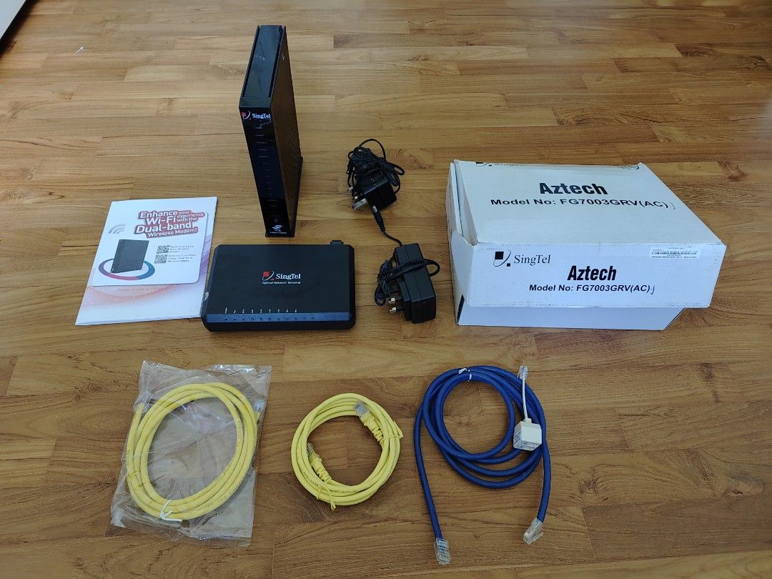 Aztech modem and Optical Network terminal, Computers & Tech, Parts ...