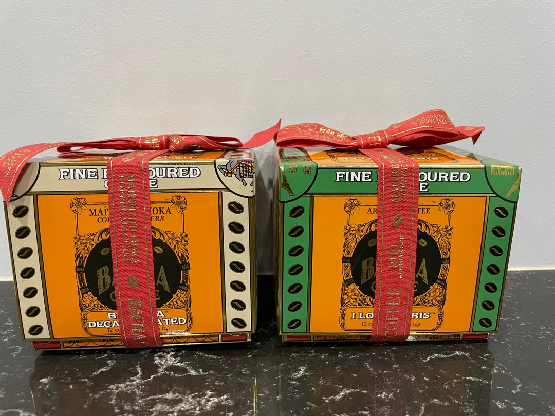 Bacha Coffee Boxes - EMPTY, Food & Drinks, Beverages on Carousell