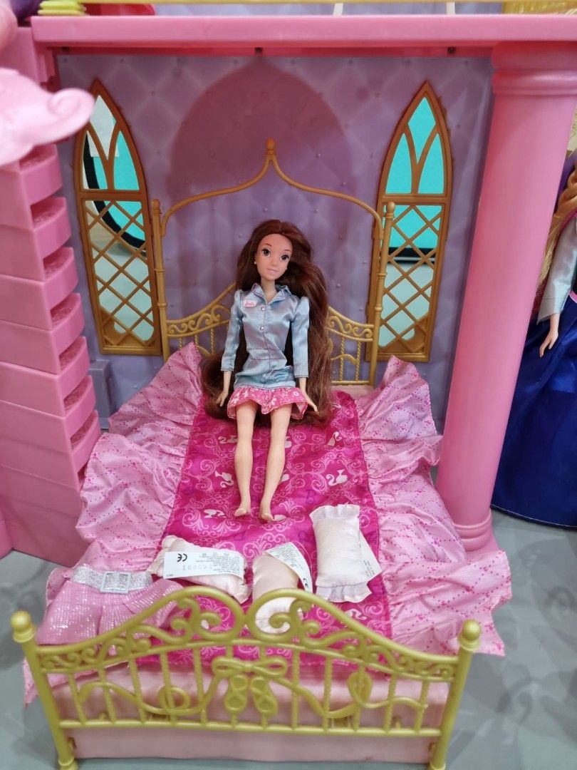Barbie Castle Doll House, Hobbies & Toys, Toys & Games on Carousell