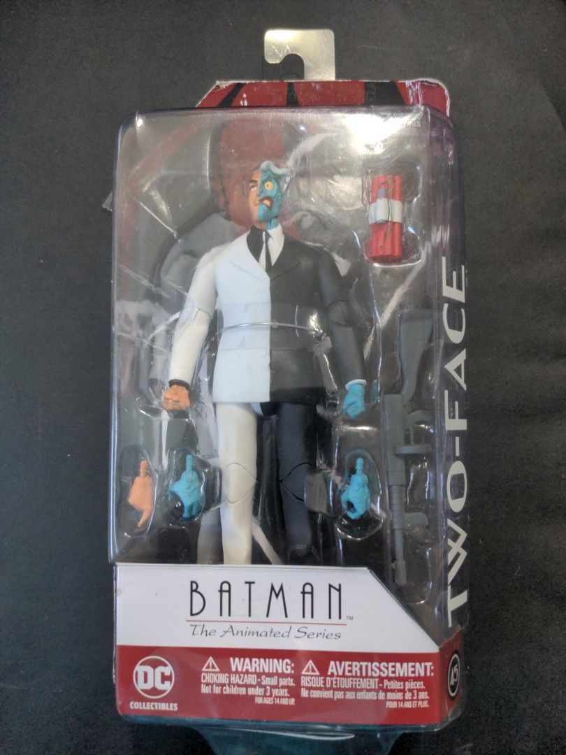 Batman The Animated Series Two-Face Action Figure 45, Hobbies & Toys ...