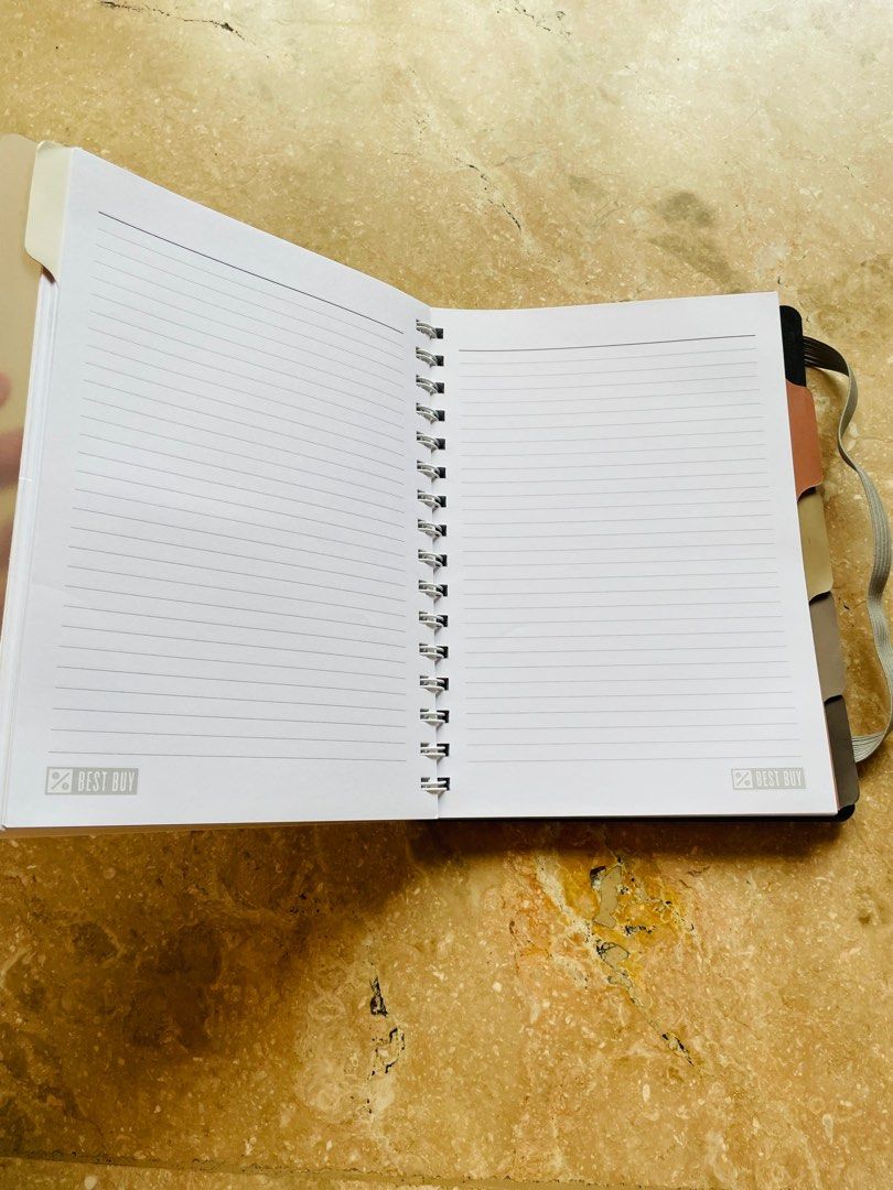 Best Buy Spiral Notebook with Divisions on Carousell