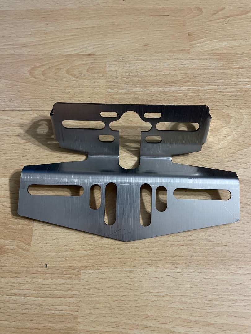 Bike plate holder stainless steel , Motorcycles, Motorcycle Accessories ...