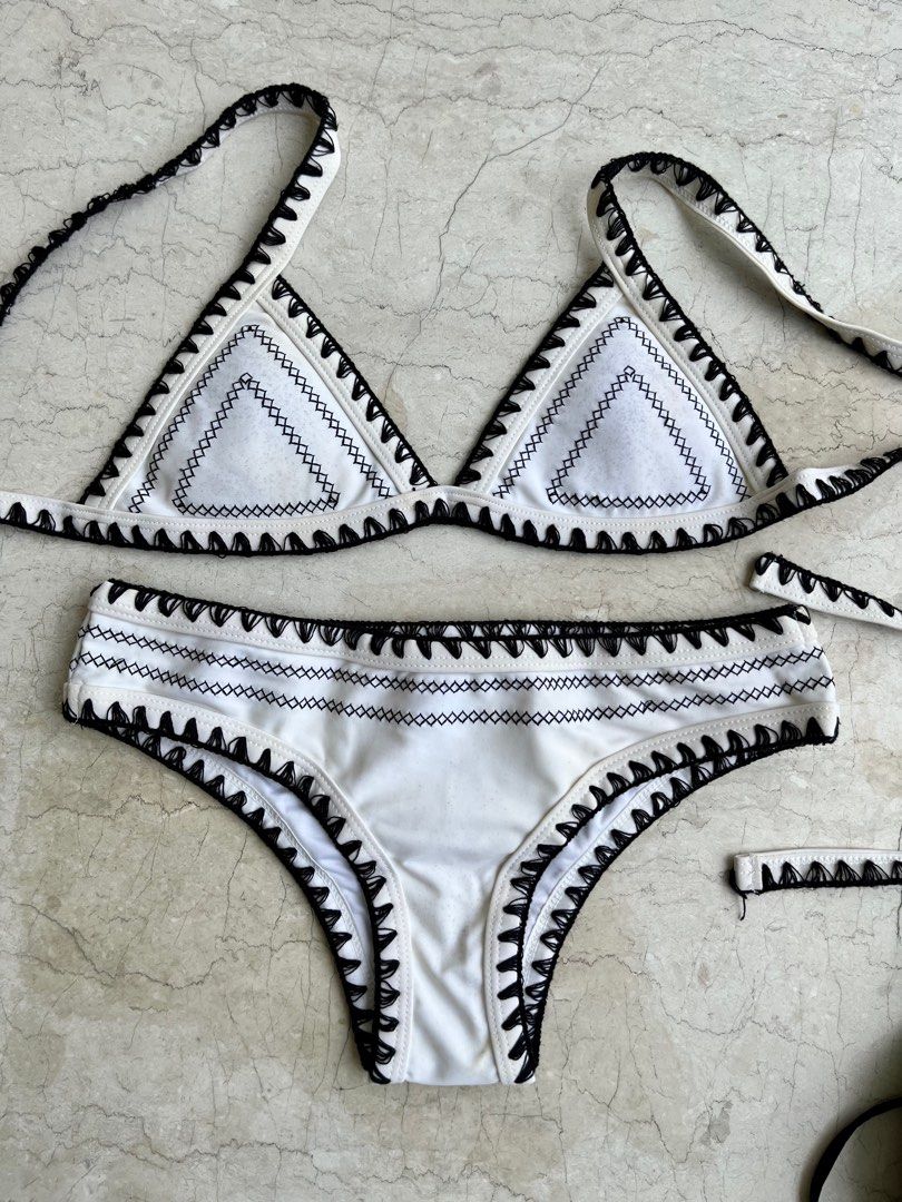 Black And White Bikini