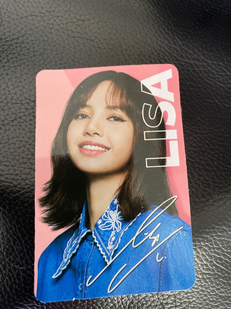 Black Pink Oreo Lisa card No. 8, Hobbies & Toys, Memorabilia ...