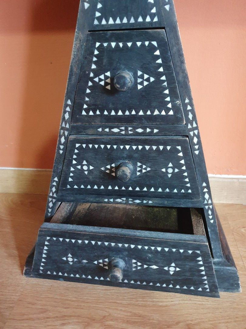 Black Pyramid Drawer, Furniture & Home Living, Furniture, Other Home ...