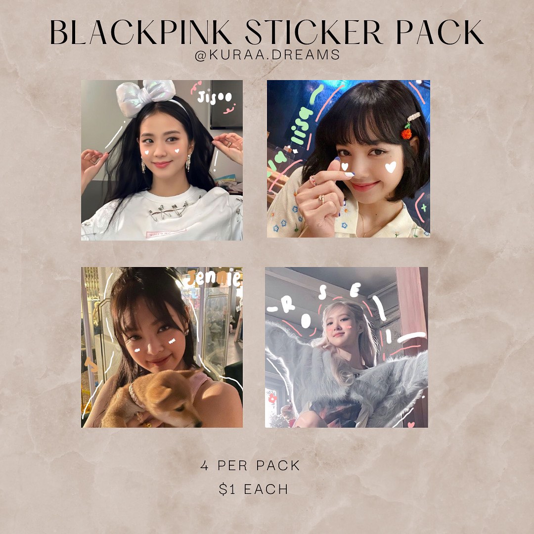 blackpink sticker pack, Hobbies & Toys, Memorabilia & Collectibles, K ...