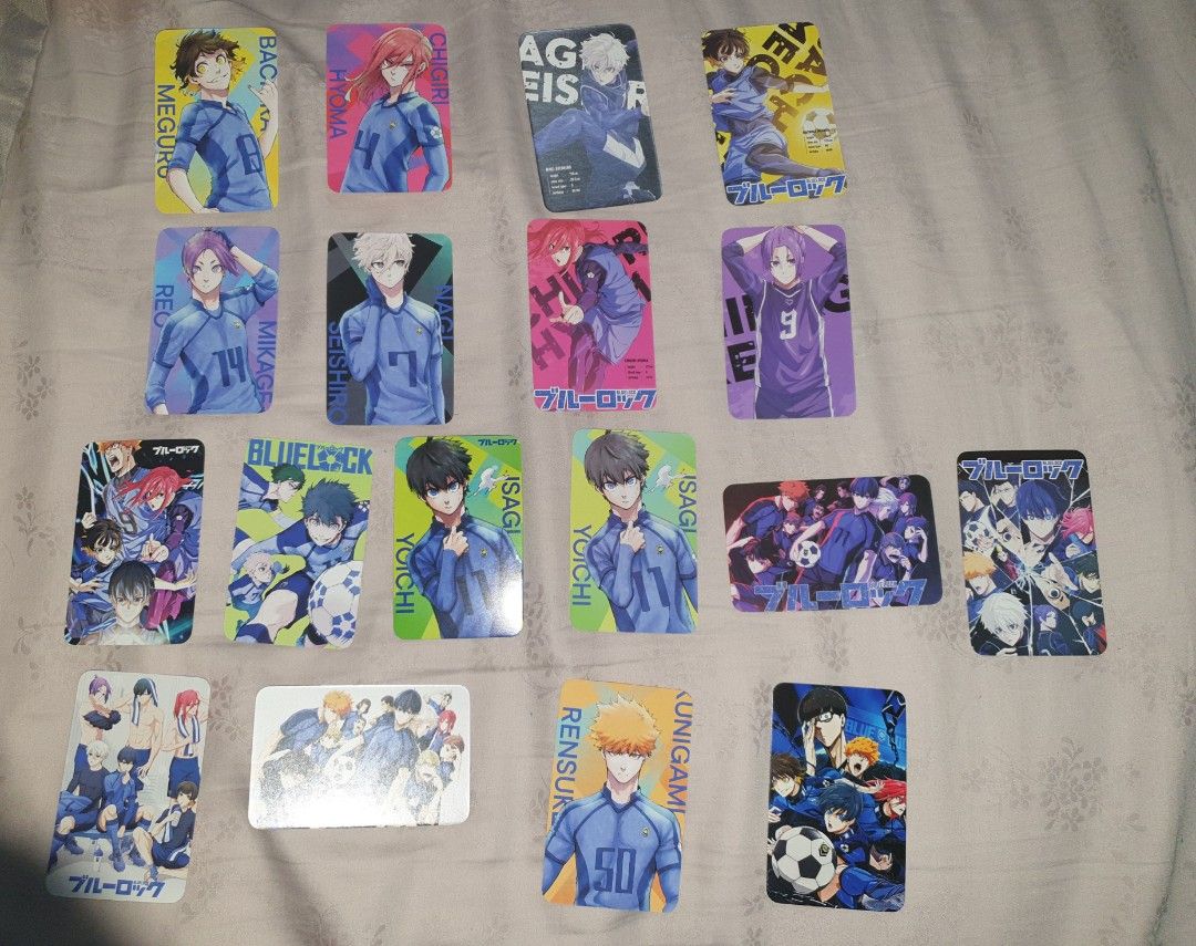 Bluelock character cards blue lock/ bllk, Hobbies & Toys, Toys & Games ...
