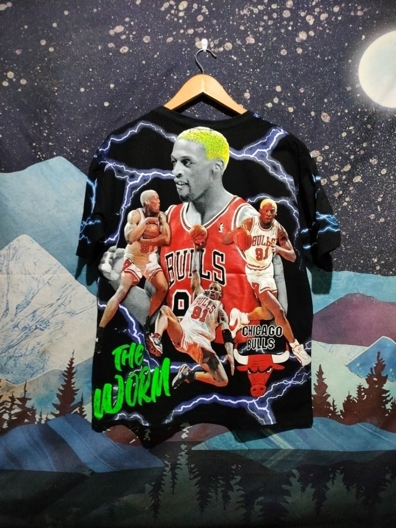 Bootleg Rodman AOP, Men's Fashion, Tops & Sets, Tshirts & Polo Shirts ...