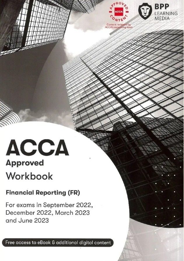 BRAND NEW ‼️ ACCA Financial Reporting (FR) Workbook (Valid until June ...