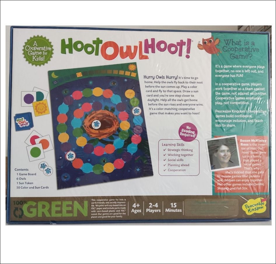 [Brand New] Hoot Owl Hoot! Board Game / For Ages 4+ / Cooperative Game ...