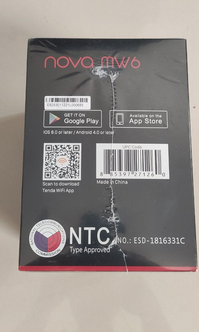 Brand New, Sealed PLDT WIFI MESH node Tenda NOVA MW6, Computers & Tech ...