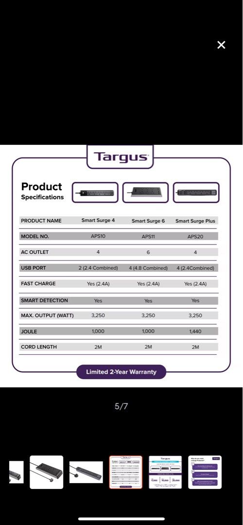 Brand new targus extension socket, Computers & Tech, Parts ...