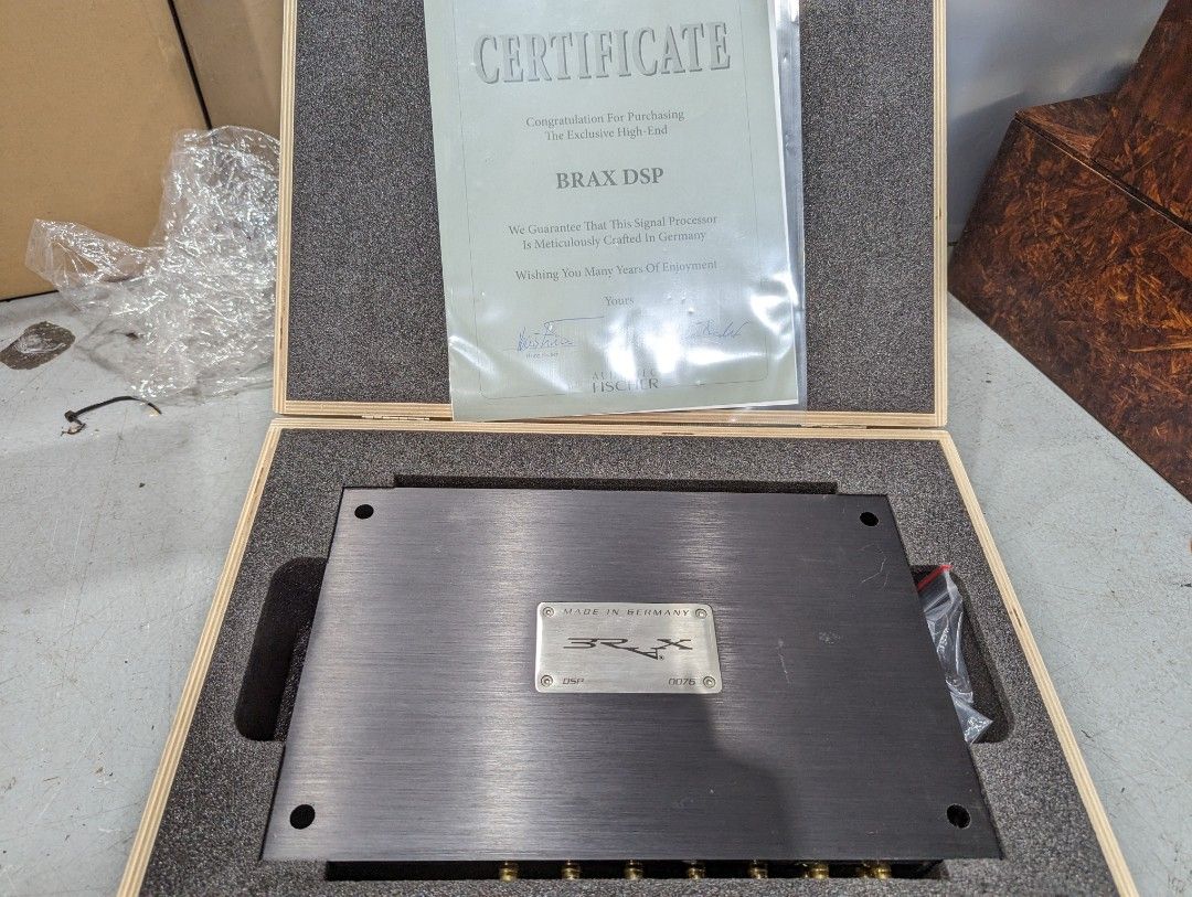 Brax Car DSP + Pair of Brax MX4 Pro Car Amplifier s + Helix HEC HD ...