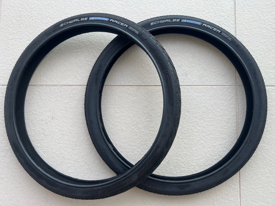 Brompton scjwalbe racer tyre - all black series, Sports Equipment ...