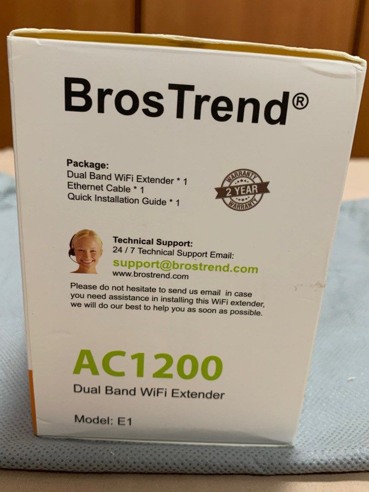 BrosTrend WiFi Extender AC1200 WiFi, Computers & Tech, Parts ...
