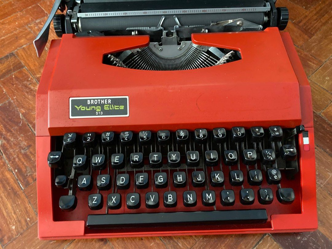 Brother Elite Typewriter-red-black ink on Carousell