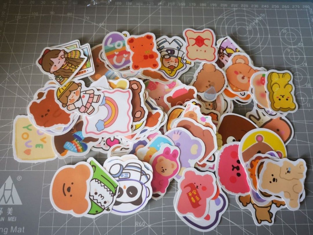 Bujo Cute stickers flakes, Hobbies & Toys, Stationery & Craft, Craft ...