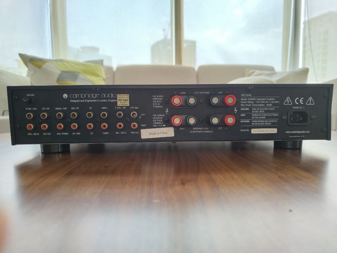 Cambridge Audio A500 Integrated Amplifier, Audio, Soundbars, Speakers ...
