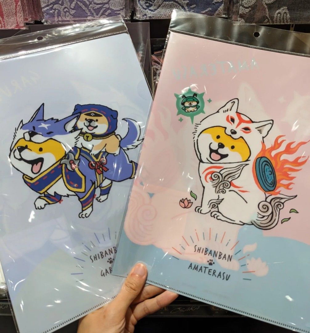 日本CAPCOM × SHIBANBAN 柴犬系列 環保袋 FILE 文具 筆 大神 加爾克犬 芒亨 魔物獵人 TSHIRT, 興趣及遊戲 ...