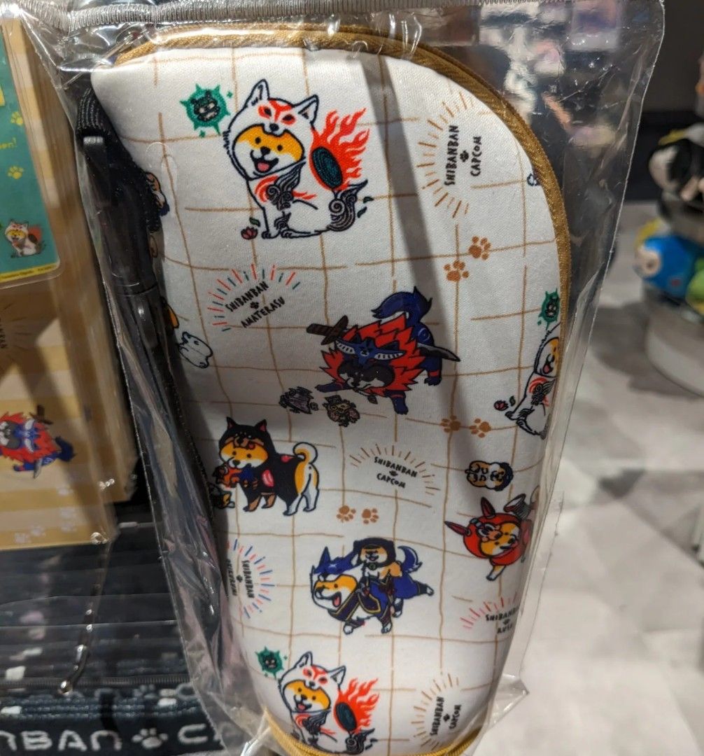 日本CAPCOM × SHIBANBAN 柴犬系列 環保袋 FILE 文具 筆 大神 加爾克犬 芒亨 魔物獵人 TSHIRT, 興趣及遊戲 ...