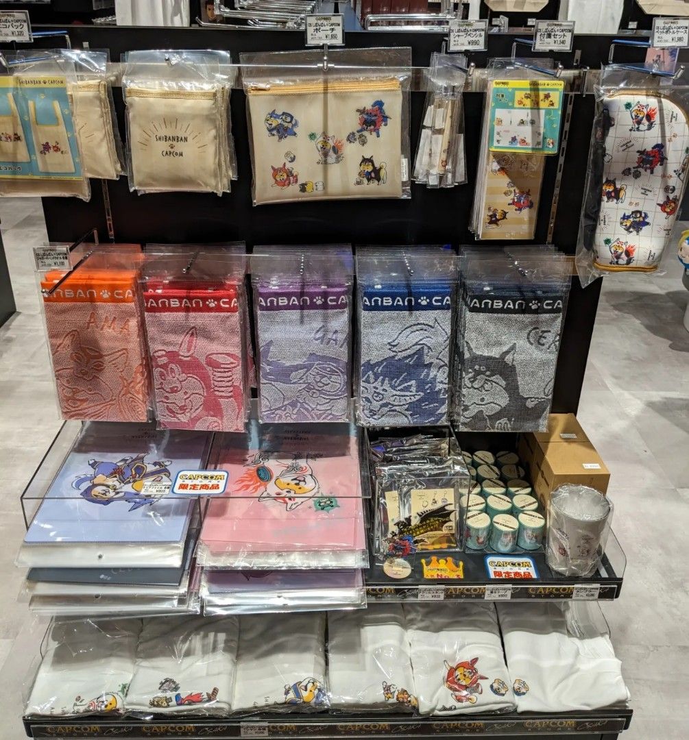 日本CAPCOM × SHIBANBAN 柴犬系列 環保袋 FILE 文具 筆 大神 加爾克犬 芒亨 魔物獵人 TSHIRT, 興趣及遊戲 ...