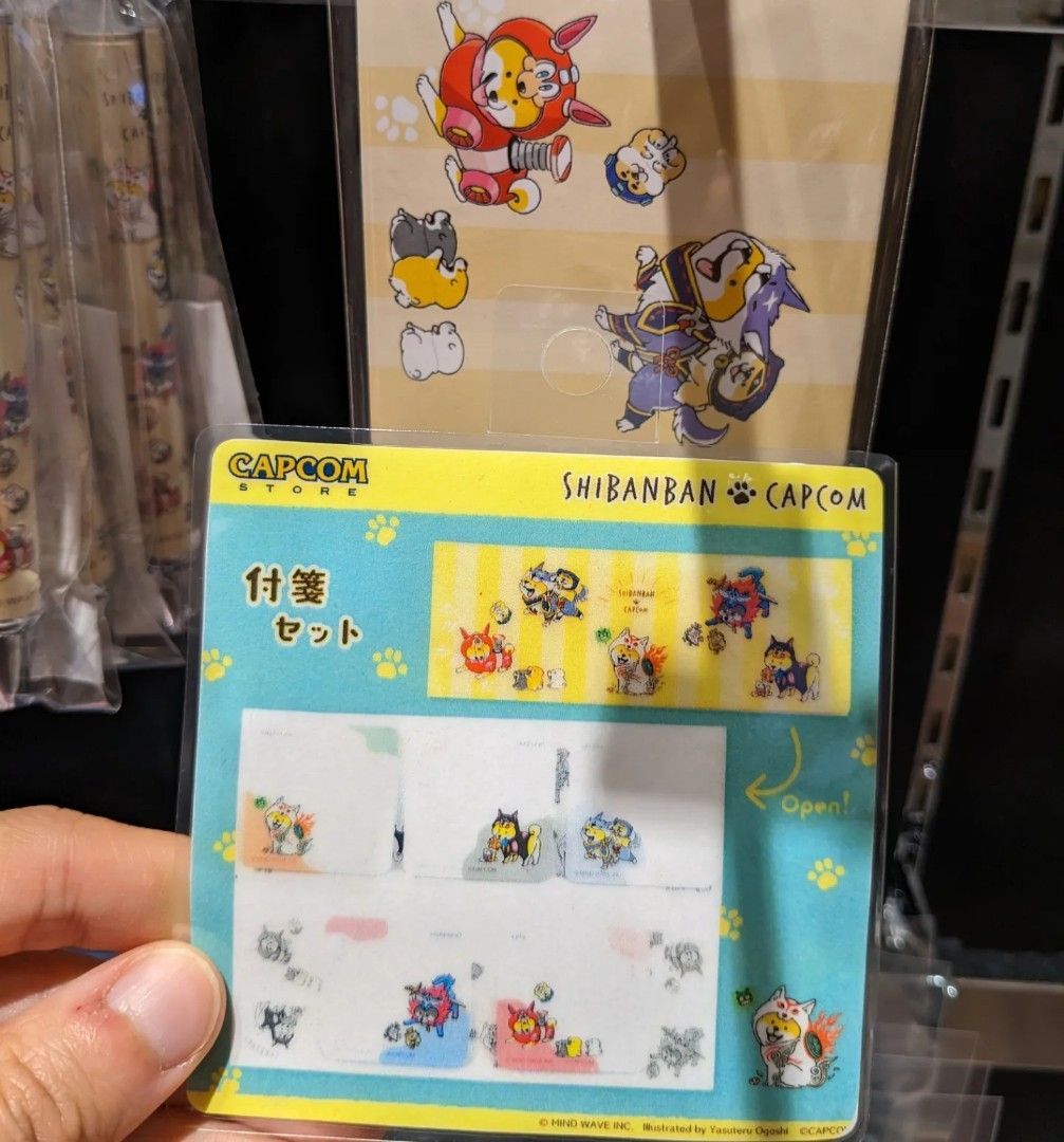 日本CAPCOM × SHIBANBAN 柴犬系列 環保袋 FILE 文具 筆 大神 加爾克犬 芒亨 魔物獵人 TSHIRT, 興趣及遊戲 ...