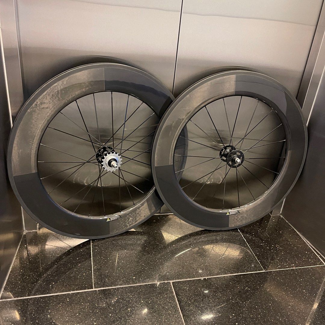Fixie Carbon wheel | fixie carbon fiber wheelset | 88mm carbon wheel ...