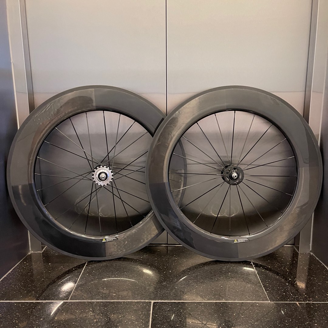 Fixie Carbon wheel | fixie carbon fiber wheelset | 88mm carbon wheel ...
