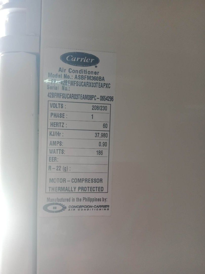 Carrier 3 Tonner Non-Inverter, TV & Home Appliances, Air Conditioning ...