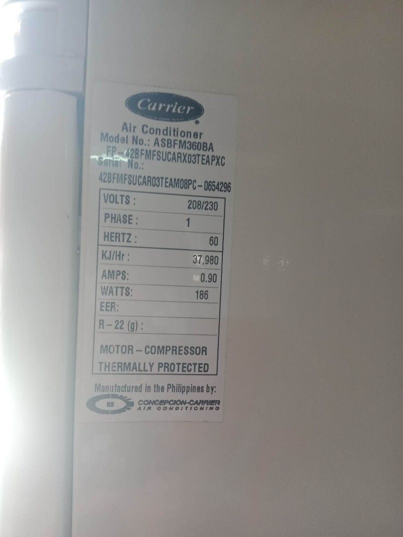 Carrier 3 Tonner Non-Inverter, TV & Home Appliances, Air Conditioning ...