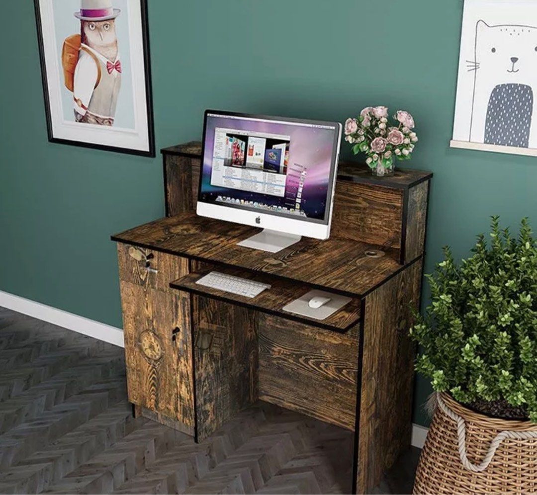 Cashier Receptionist Table, Furniture & Home Living, Furniture, Tables ...