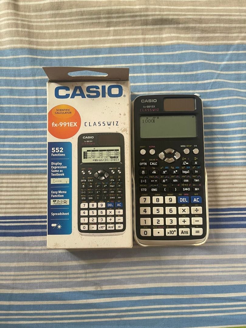 Casio Calculator fx-991EX Classwiz, Computers & Tech, Parts ...