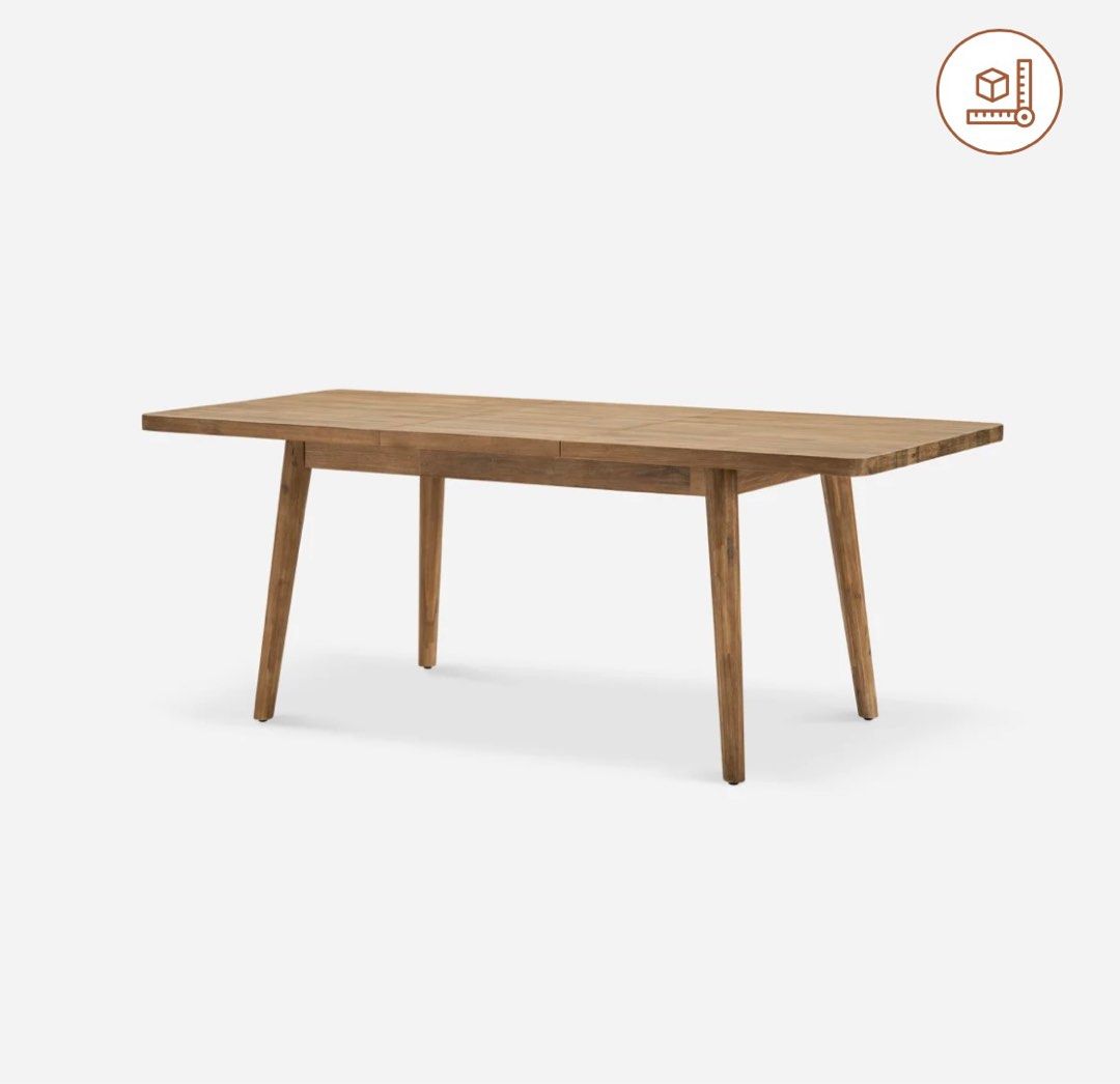 castlery seb extendable dining table, Furniture & Home Living ...