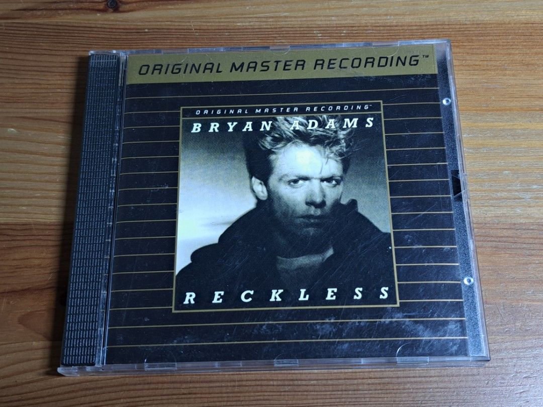 CD Bryan Adams / Reckless 24K Gold 金碟 MFSL 發燒錄製 Original Master ...