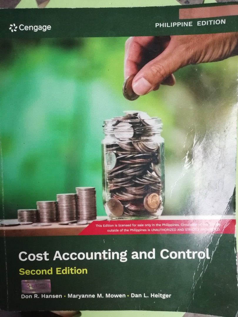 CENGAGE | Cost Accounting and Control Book, Hobbies & Toys, Books ...