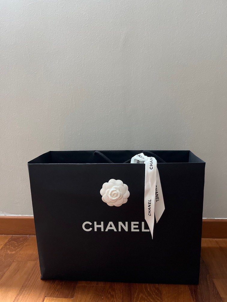 Chanel box and paper bag, Luxury, Bags & Wallets on Carousell