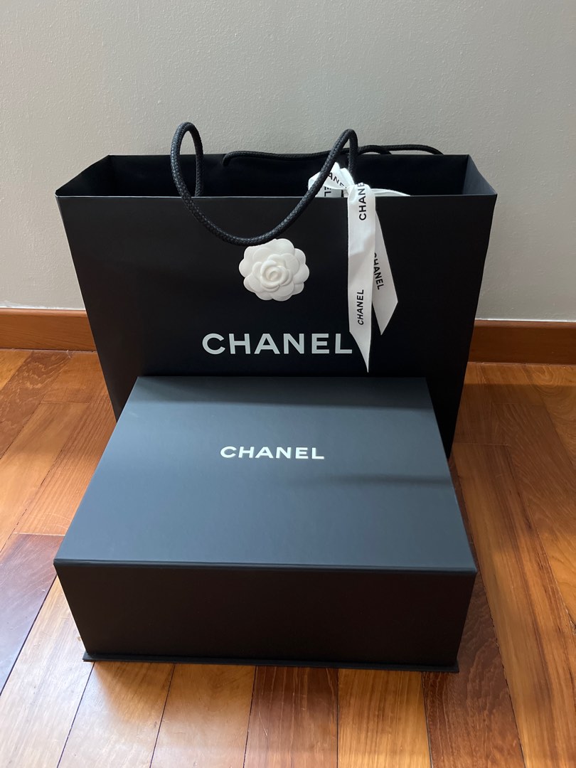 Chanel box and paper bag, Luxury, Bags & Wallets on Carousell