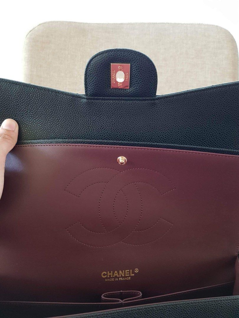 Chanel Double Flap Jumbo, Luxury, Bags & Wallets on Carousell