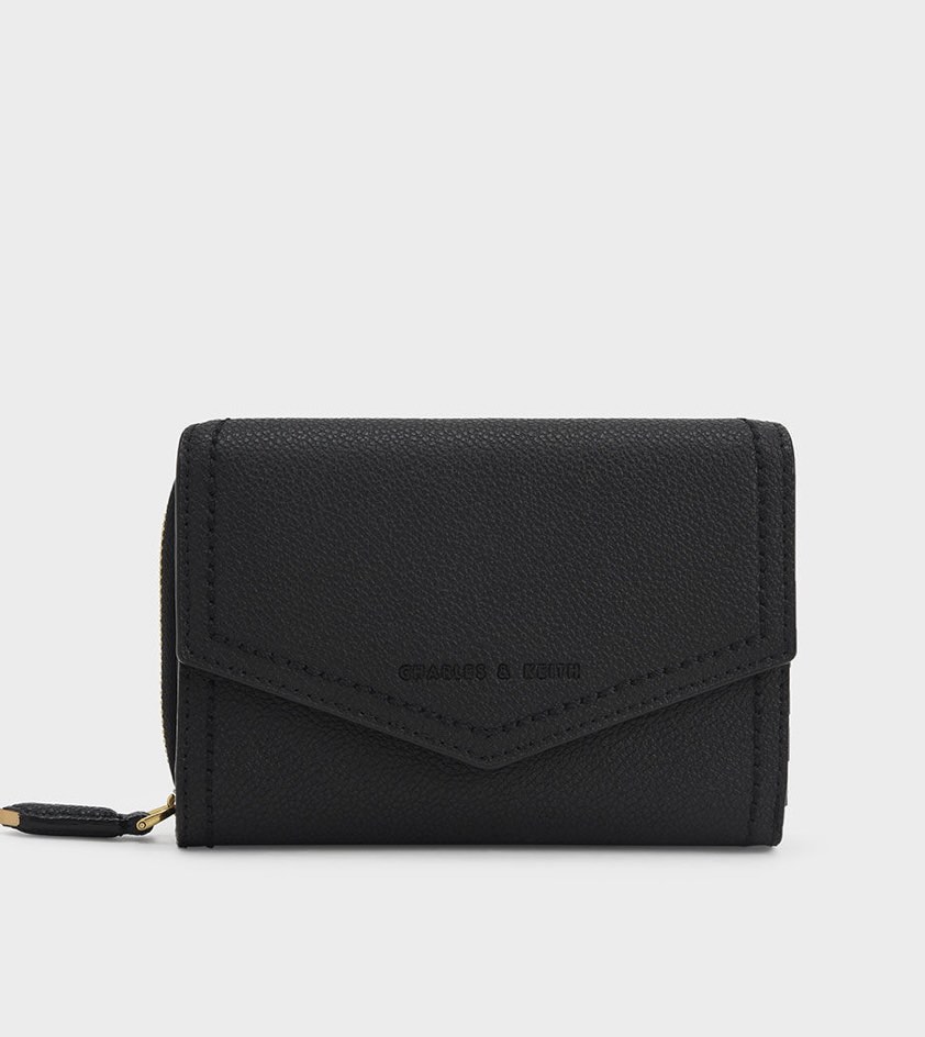 Charles & Keith Stitch Trim Wallet, Women's Fashion, Bags & Wallets ...