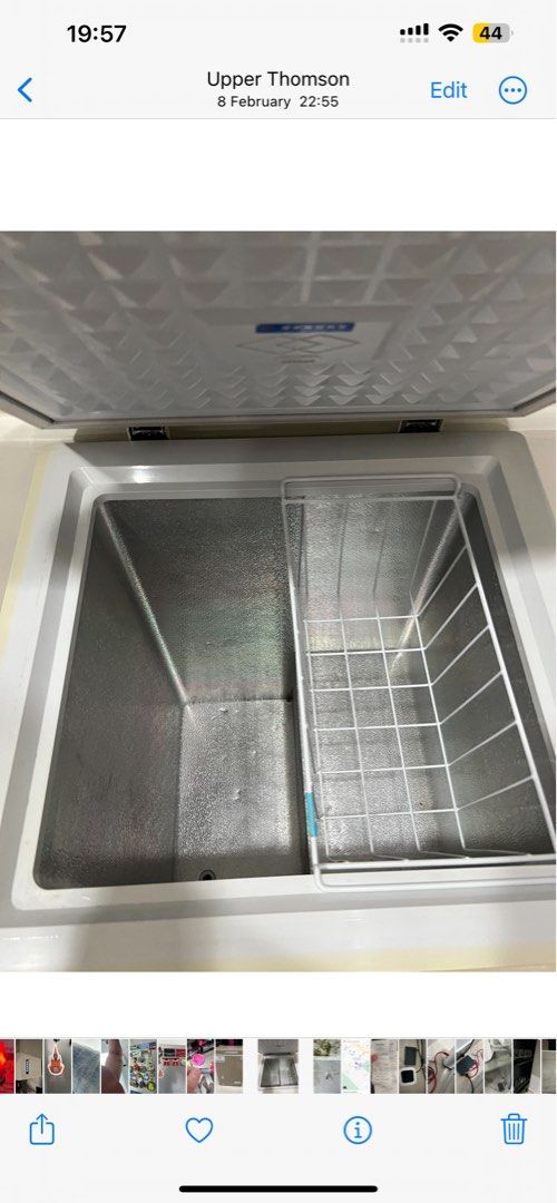 Chef World Chest Freezer, TV & Home Appliances, Kitchen Appliances ...