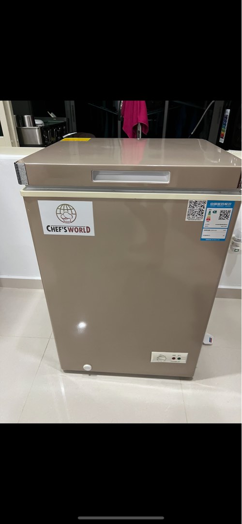 Chef World Chest Freezer, TV & Home Appliances, Kitchen Appliances ...