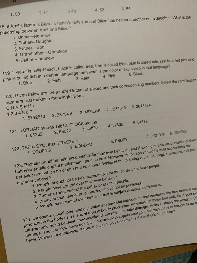 Civil service exam practice test, Hobbies & Toys, Books & Magazines ...