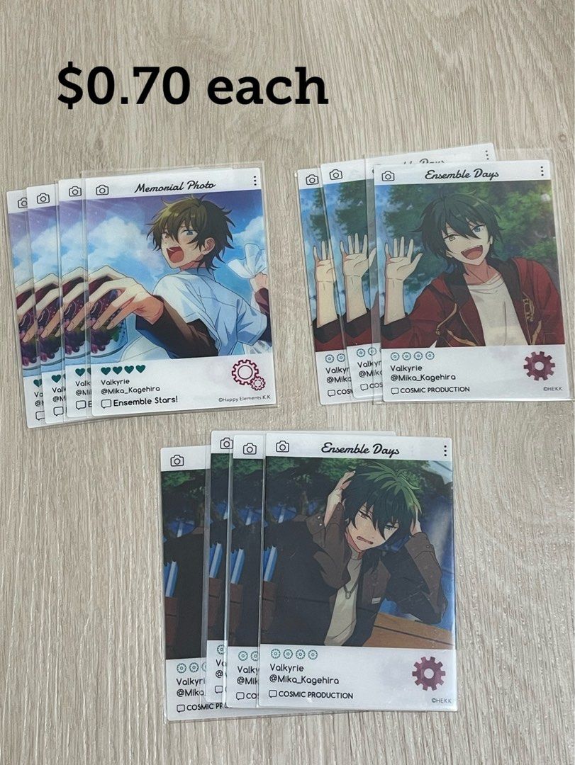 (Clearance) enstars ensemble stars Mika Emoca / clear card / metallic ...