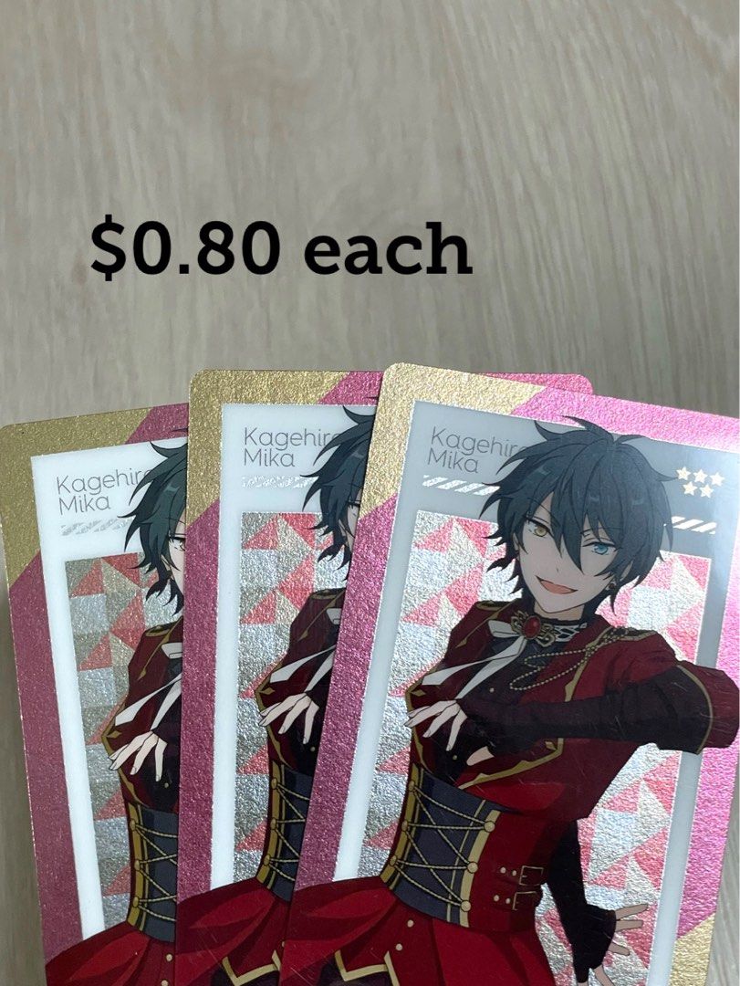 (Clearance) enstars ensemble stars Mika Emoca / clear card / metallic ...